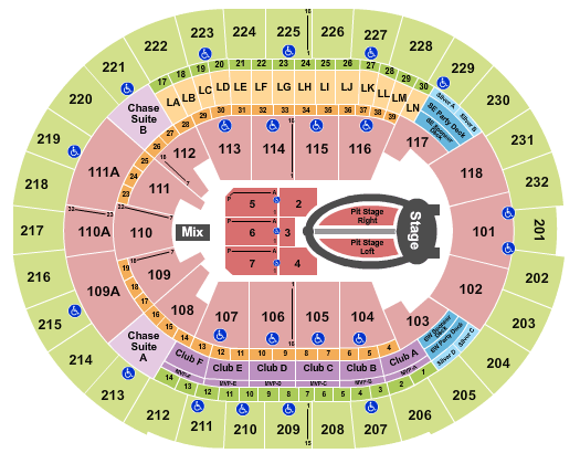 Amway Center Seating Charts+Rows, Seat Numbers and Club Seats