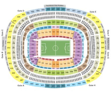 FedExField Seating Chart + Section, Row & Seat Number Info