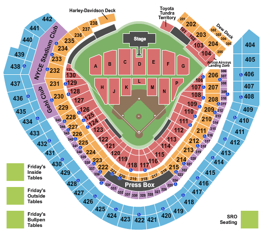 American Family Field Seating Chart + Rows, Seats and Club Seats