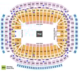 NRG Stadium Seating Chart + Rows, Seat Numbers and Club Seats