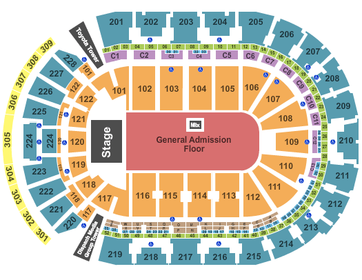 Nationwide Arena Seating Chart + Rows, Seat Numbers and Club Seats