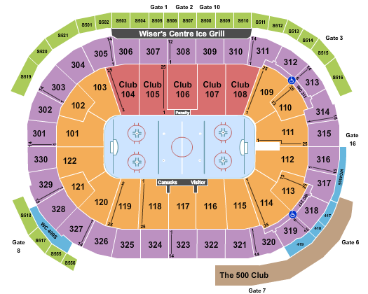 Where to Find Rogers Arena Premium Seating and Club Options