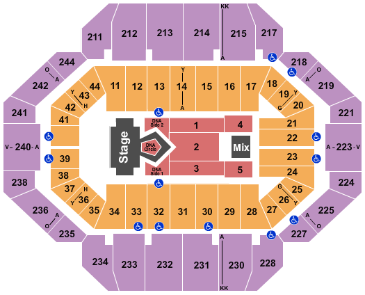 Rupp Arena Seating Chart + Rows, Seats and Club Seats