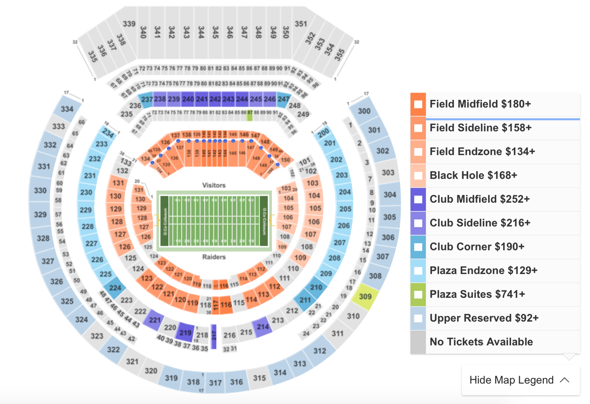 Where To Find The Cheapest Broncos Vs. Raiders Tickets In 2019