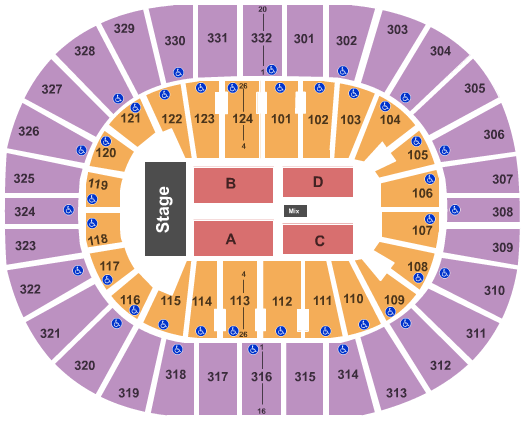 Smoothie King Center Arena Seating Chart + Rows, Seat Numbers and Club ...