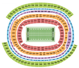 SoFi Stadium Seating Chart + Rows, Seats and Club Seats