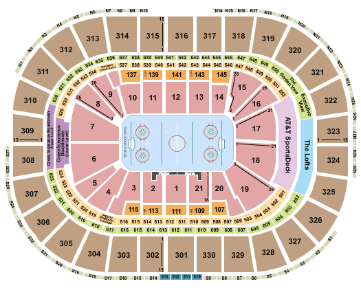 TD Garden Seating Chart + Rows, Seat Number and Club Seat Info