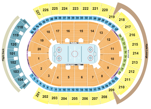 T - Mobile Arena Seating Chart + Section, Row & Seat Number Info
