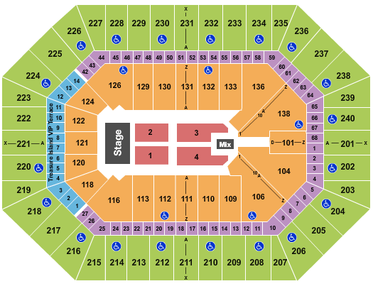Target Center Seating Chart + Rows, Seats and Club Seats