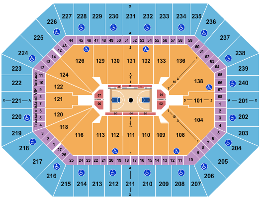 Target Center Seating Chart + Rows, Seats and Club Seats