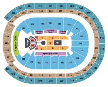 UBS Arena Seating Chart + Rows, Seats and Club Seat Info