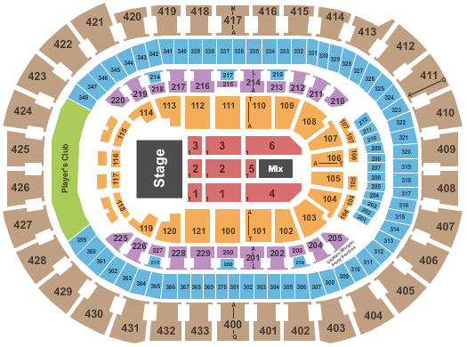 Capital One Arena Seating Chart + Rows, Seats and Club Seats